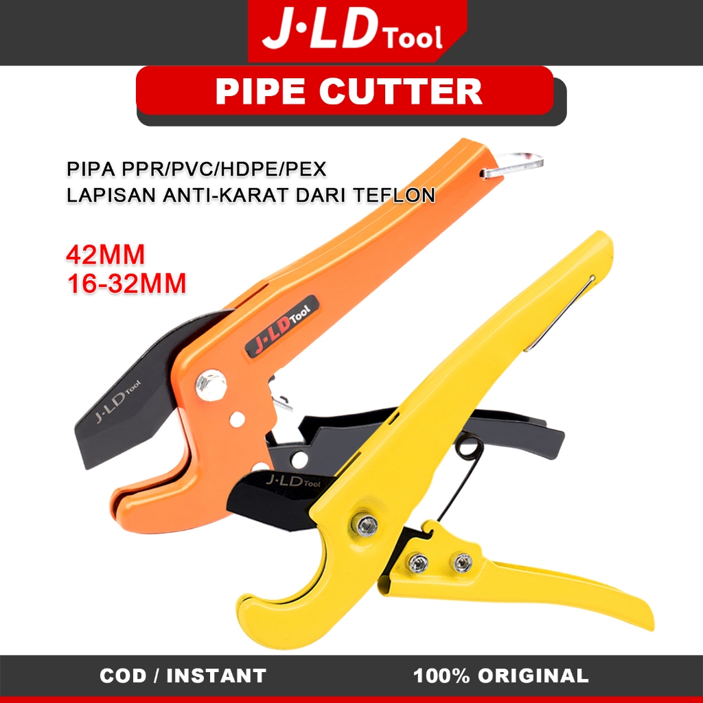Jual JLD Gunting Pipa pvc- Pipe Cutter 16-32 mm Alumunium+Baja Alat potong Pipa PPR/PVC/HDPE/PEX ...