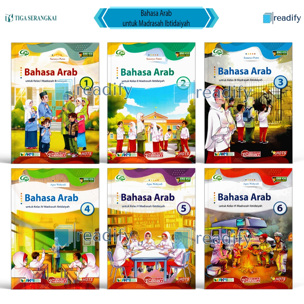 Jual Aqila Bahasa Arab Kelas 1 2 3 4 5 6 MI Tiga Serangkai Kurikulum Merdeka Revisi Terbaru ...