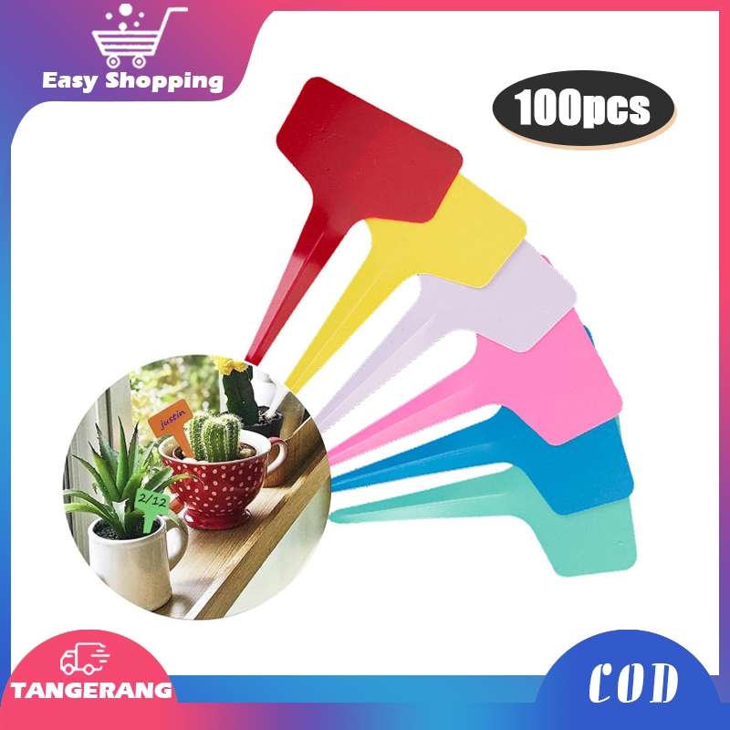 Jual Penanda Label Name Tag Tanaman 100pcs Penanda Tanaman Dalam Pot | Shopee Indonesia