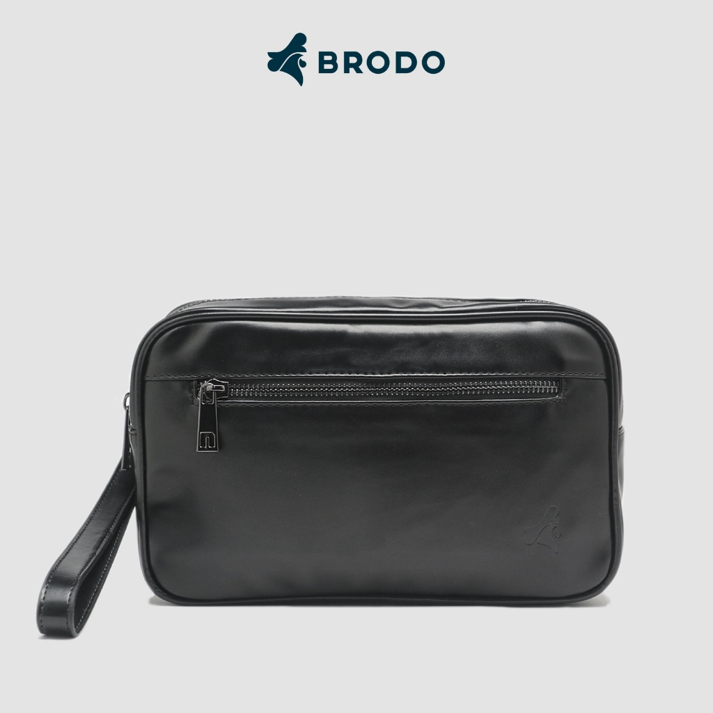 Jual BRODO Bandung - Funzio Pouch Black | Shopee Indonesia