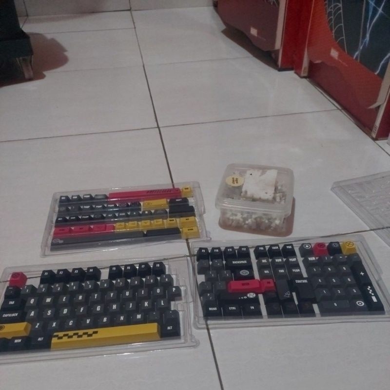 Jual keycaps vortex series techgear + switch outemu jade white 60 pcs ...