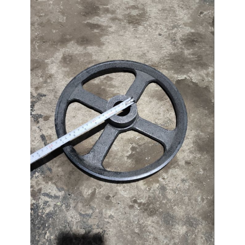 Jual PULLEY A1 12 INCH ASS BESAR BESI COR | Shopee Indonesia