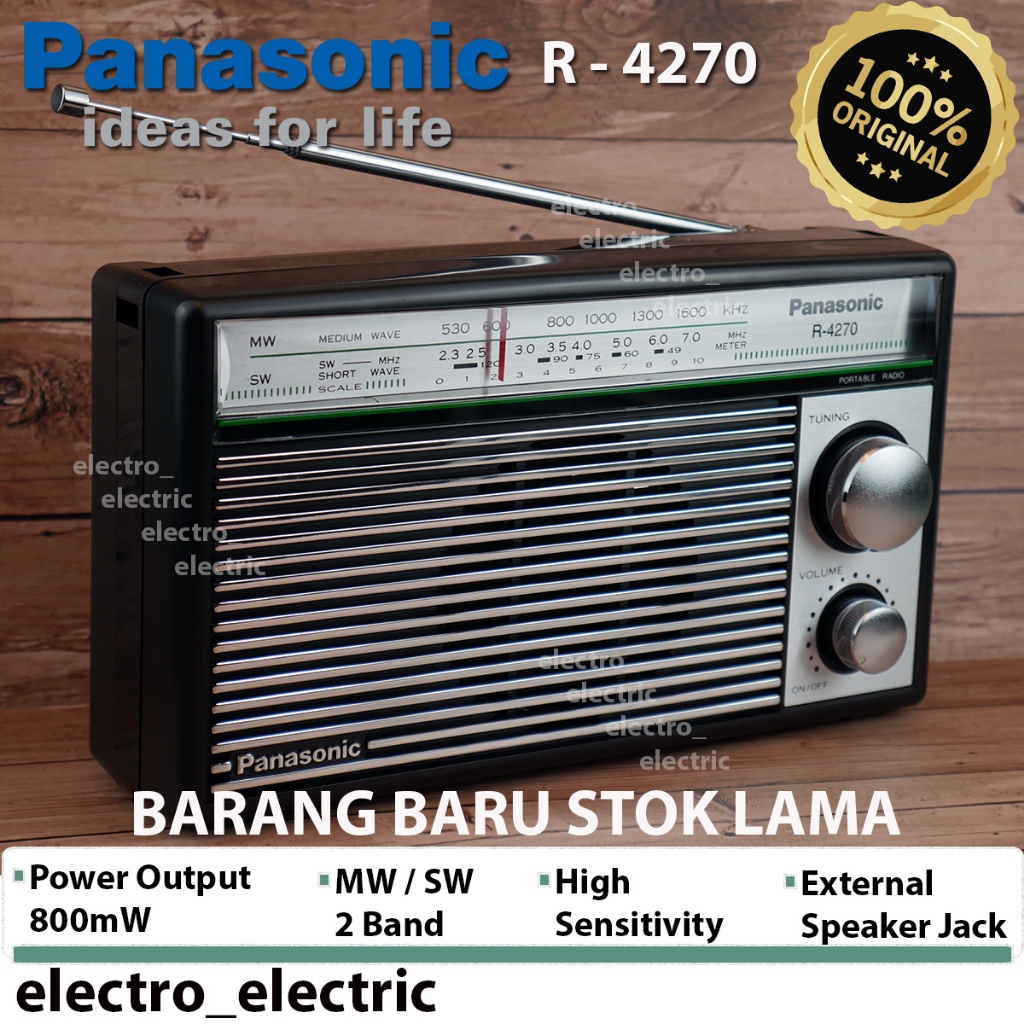 Jual Radio Transistor Panasonic R 4270 - Panasonic Radio Panasonic R ...