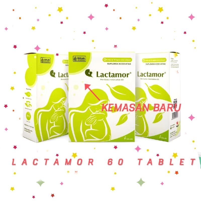 Jual Lactamor isi 60 tablet - Asi Booster - Pelancar Asi | Shopee Indonesia