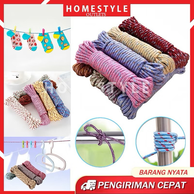 Jual [Moon Baby] Tali Jemuran 10 Meter Tali Nilon Gantung Travel ...