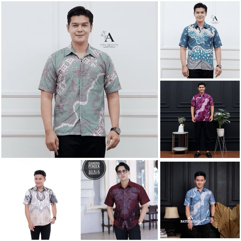 Jual PROMO-ATASAN BATIK PRIA LENGAN PENdek || HEM BATIK KEKINIAN TRENDY ...