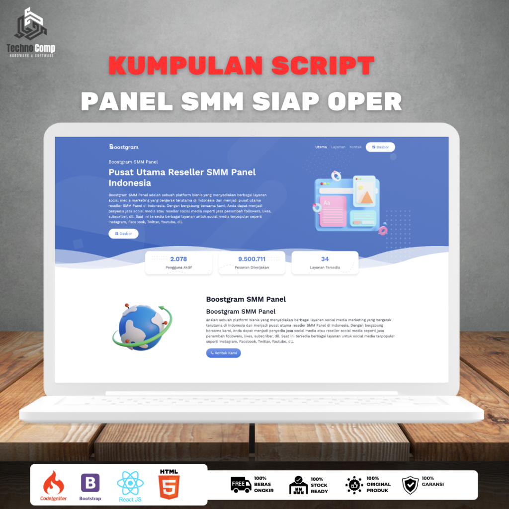 Jual Script Panel SMM Lengkap + Bonus Tutorial | Full Source Code Panel ...
