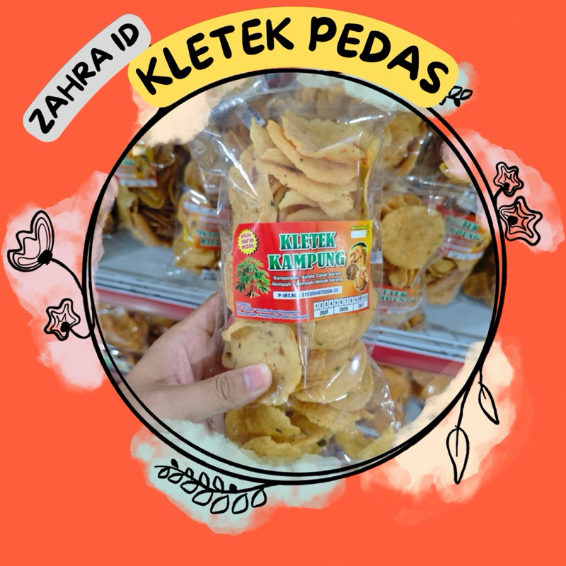 Jual 250GRAM KLETEK KAMPUNG PEDAS & EMPUK / KLETEK TELO KHAS ...
