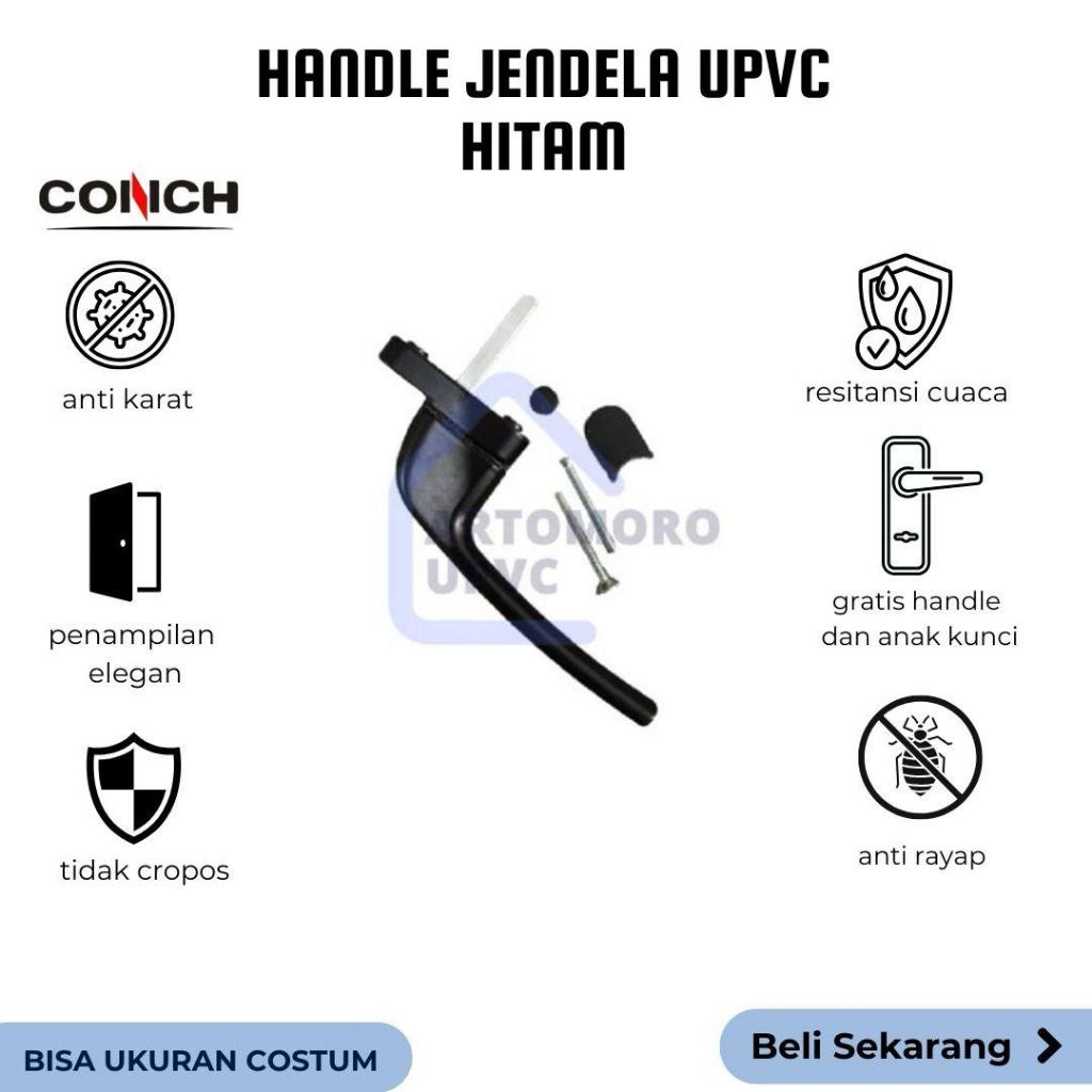Jual Handle Gagang Jendela Swing UPVC Hitam | Shopee Indonesia