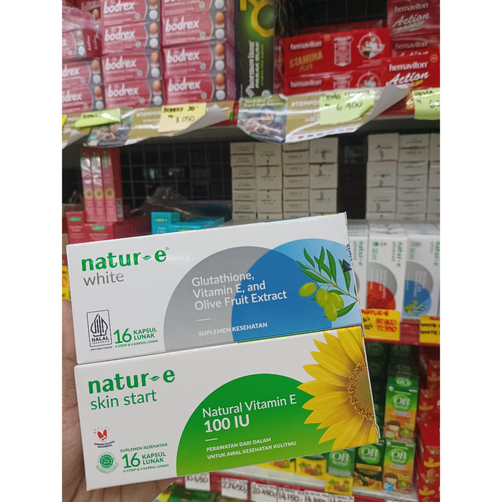 Jual Natur E Bundle Skin Start Natural Vitamin E 100 IU Dan White Soft ...
