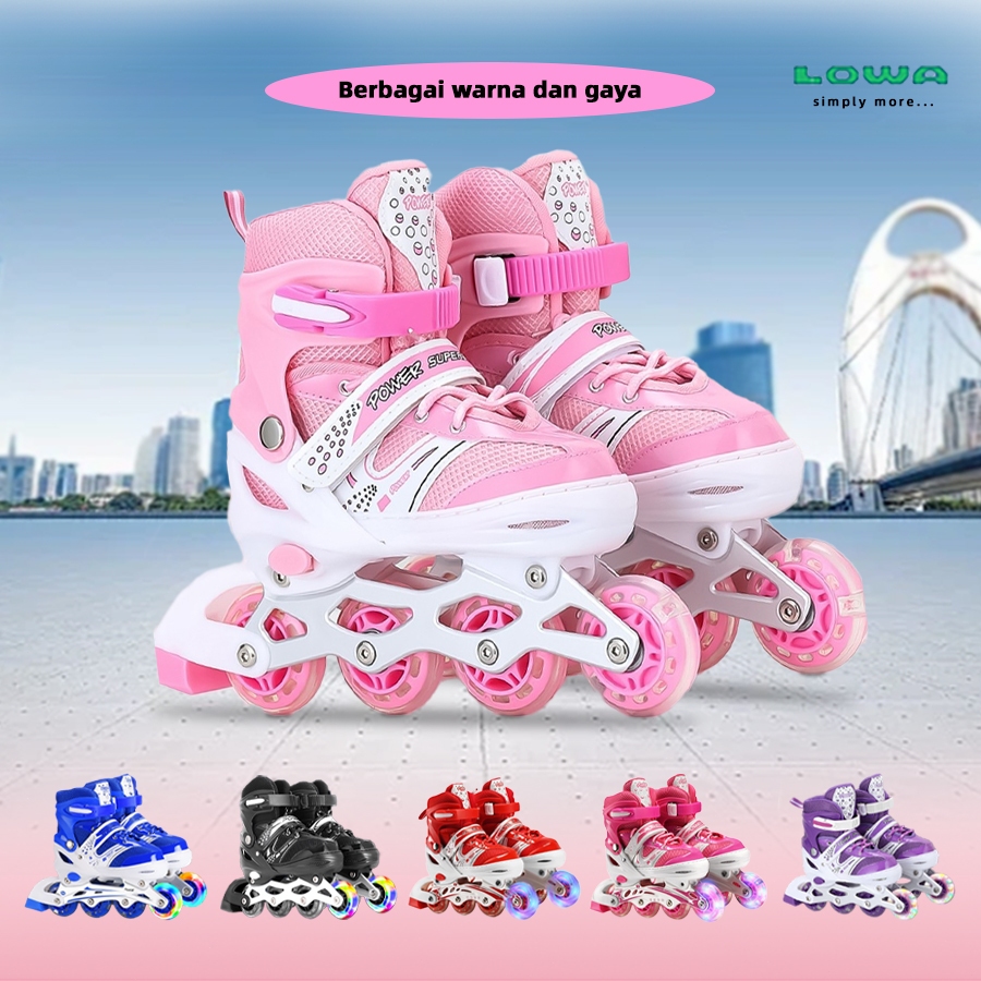 Jual LOWA sepatu roda anak perempuan roda 4 sepatu roda anak perempuan ...