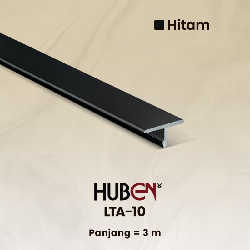 Jual LIS SAMBUNGAN WALLBOARD, HPL, UV MARMER LIS T HITAM DAN SILVER ...