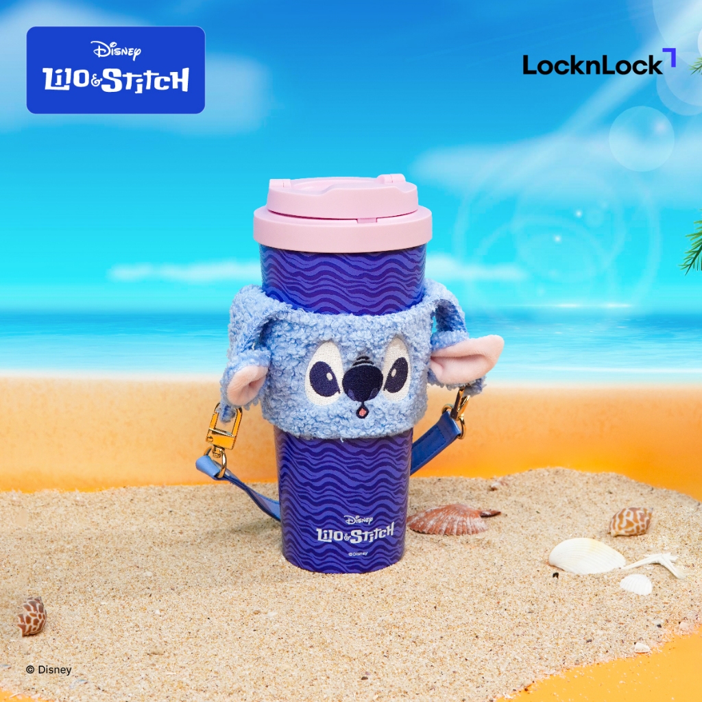 Jual LocknLock One Touch Clip Tumbler Disney Stitch Edition | Shopee ...