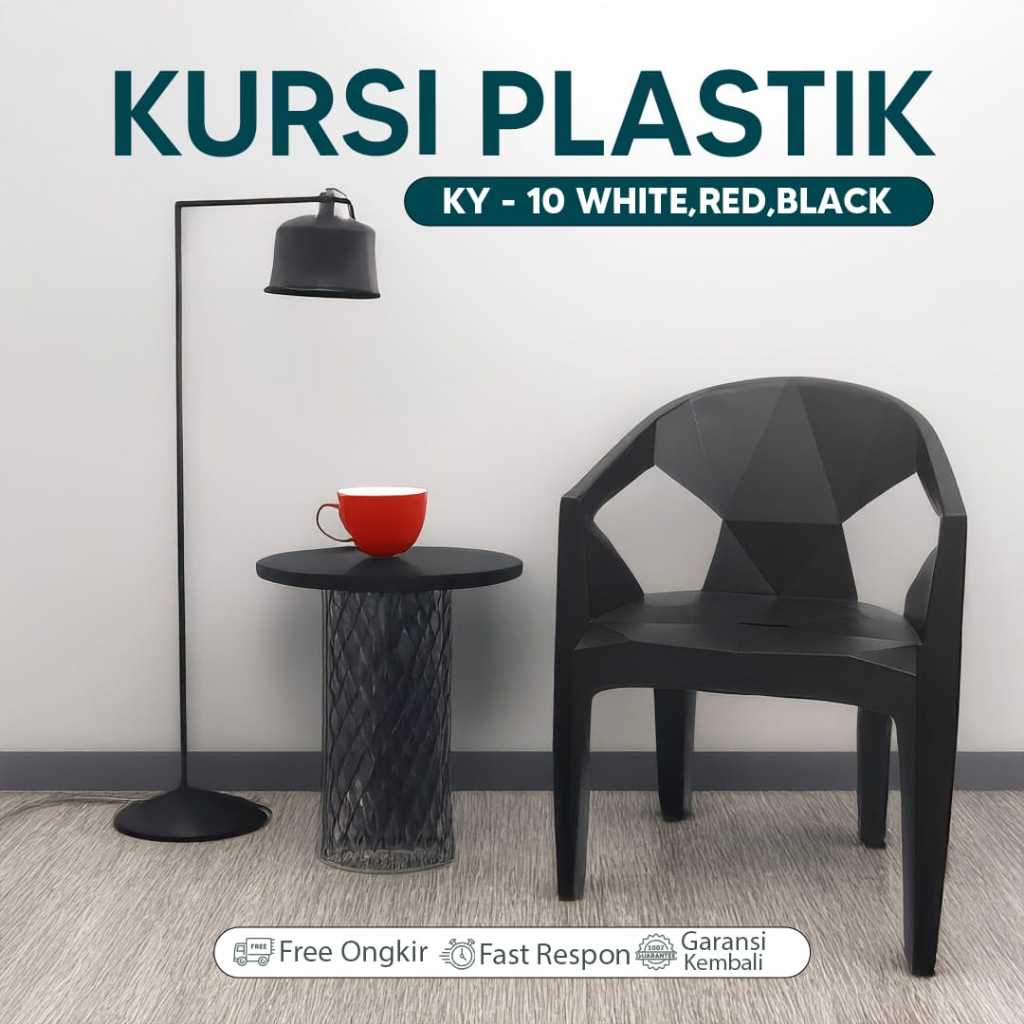 Jual RAJA LINEN Kursi Teras Plastik Kursi Tumpuk Outdoor Serbaguna ...