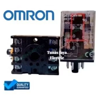 Jual Relay OMRON type MK2P 220V/24V/12V (Lampu LED) + Socket 8 kaki | Shopee Indonesia