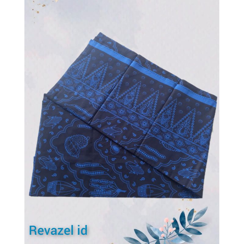 Jual BAHAN BATIK BADUY BIRU/KAIN PANJANG BATIK BADUY MOTIF PETE,JAGUNG ...