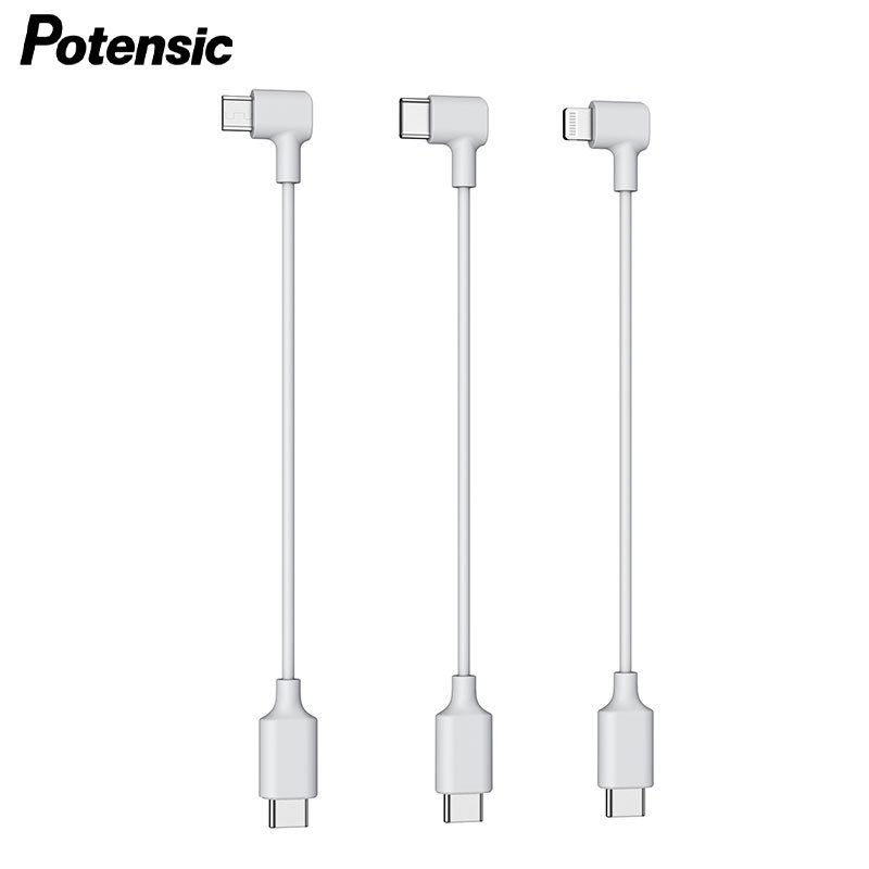 Jual Potensic Atom 1 Drone Remote Control Cable Type-c Elbow to Type-c ...