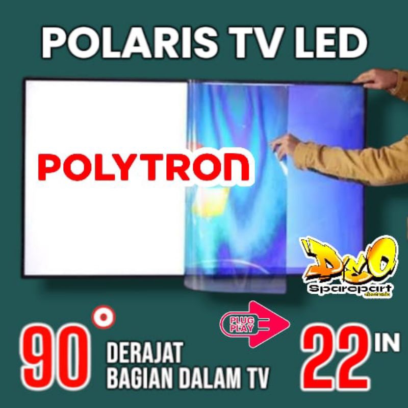 Jual POLARIS TV LED POLYTRON 22 INC 90 DERAJAT LAPISAN BAGIAN DALAM TV ...
