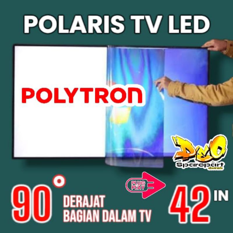 Jual POLARIS TV LED POLYTRON 42 INC 90 DERAJAT LAPISAN BAGIAN DALAM TV ...