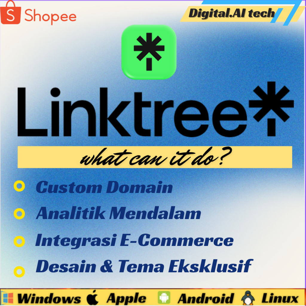 Jual Linktree Pro Account 1 Bulan | Shopee Indonesia