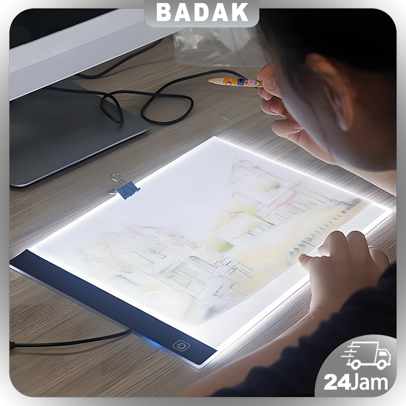 Jual A4 Tracing Board LED Drawing Stensil Board Papan Jiplak Gambar LED ...