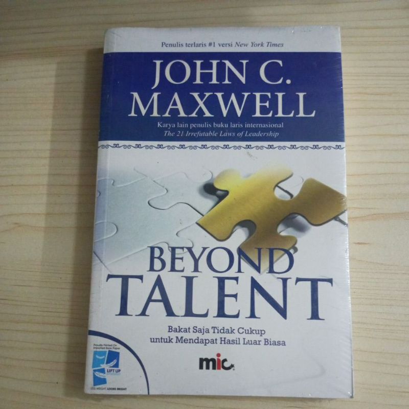 Jual BUKU BEYOND TALENT OLEH JOHN C MAXWELL SEGEL | Shopee Indonesia