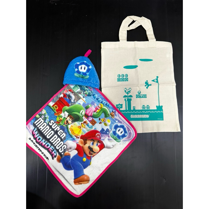 Jual Official Merchandise Mario Bros Kain Lap Tangan Dan Totebag ...