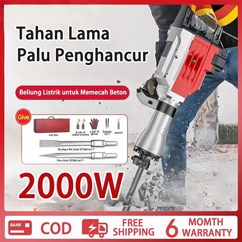 Jual Mesin Jack Hammer Bobok Beton DH-65A Orion Demolition Hammer ...