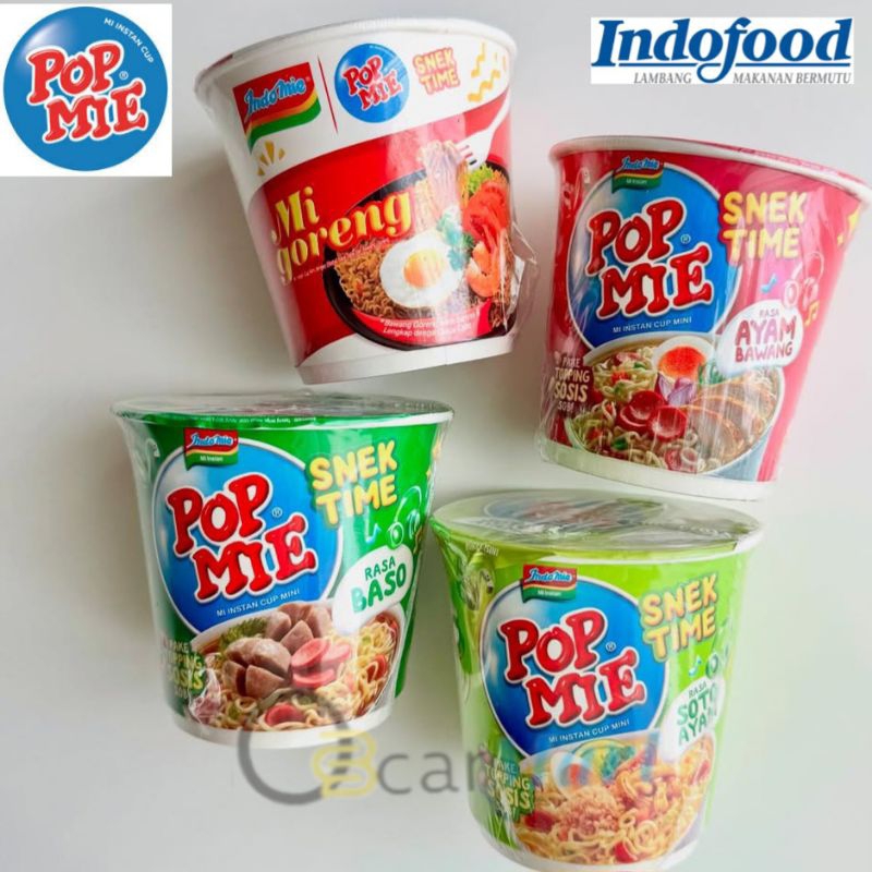 Jual POP MIE Mini Snek Time 1 Dus isi 12 cups Oscarmart | Shopee Indonesia
