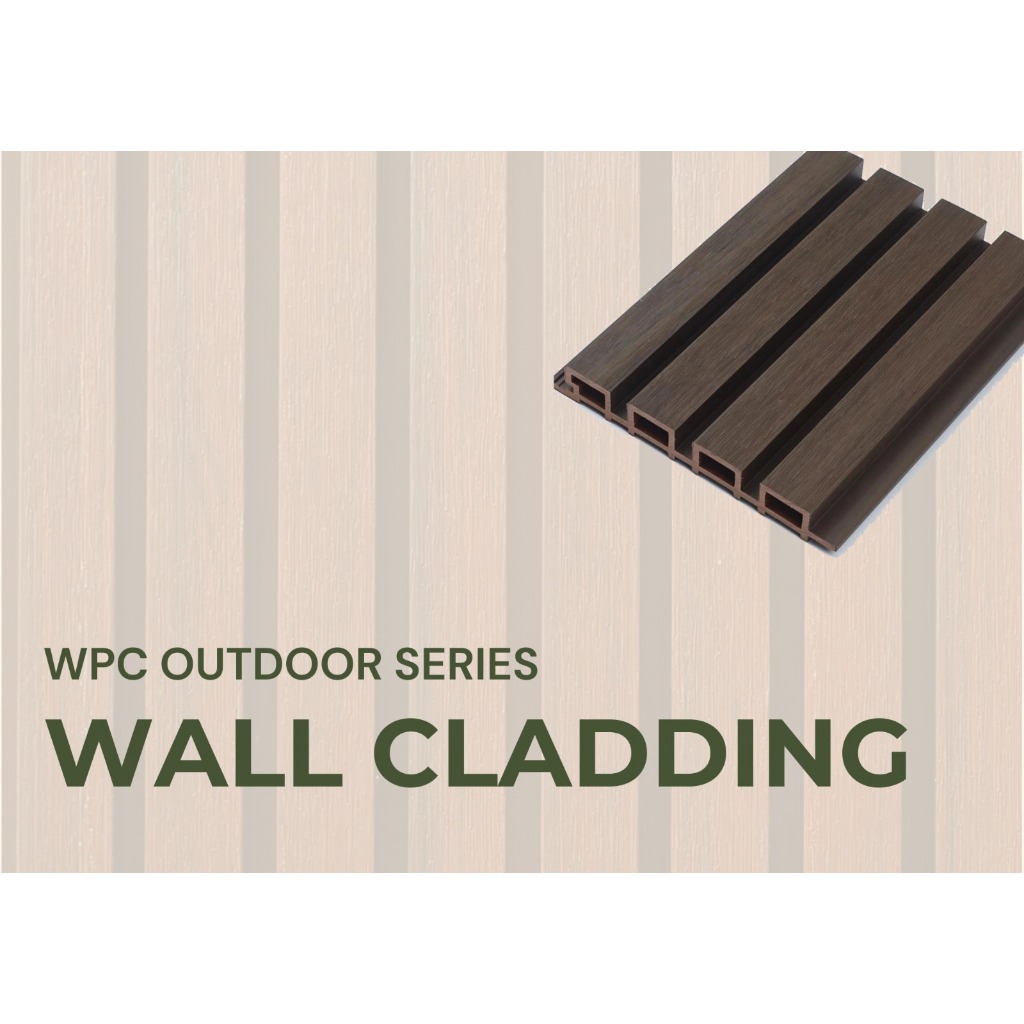 Jual WPC wall cladding outdoor hiasan dinding panjang 2,90m per batang ...