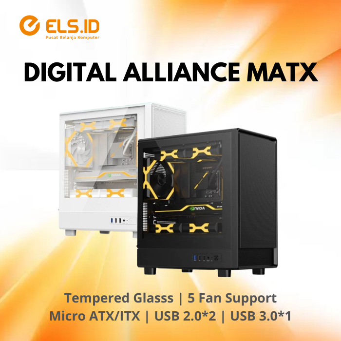 Jual Casing PC Digital Alliance Elite Matx | Shopee Indonesia