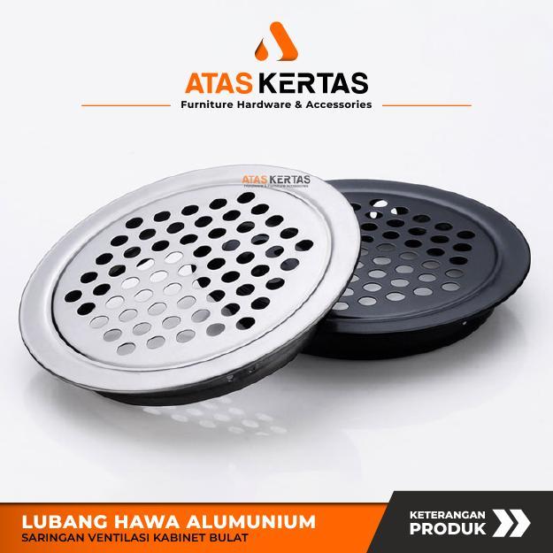 Jual lubang hawa bulat aluminium untuk saringan ventilasi udara lemari ...