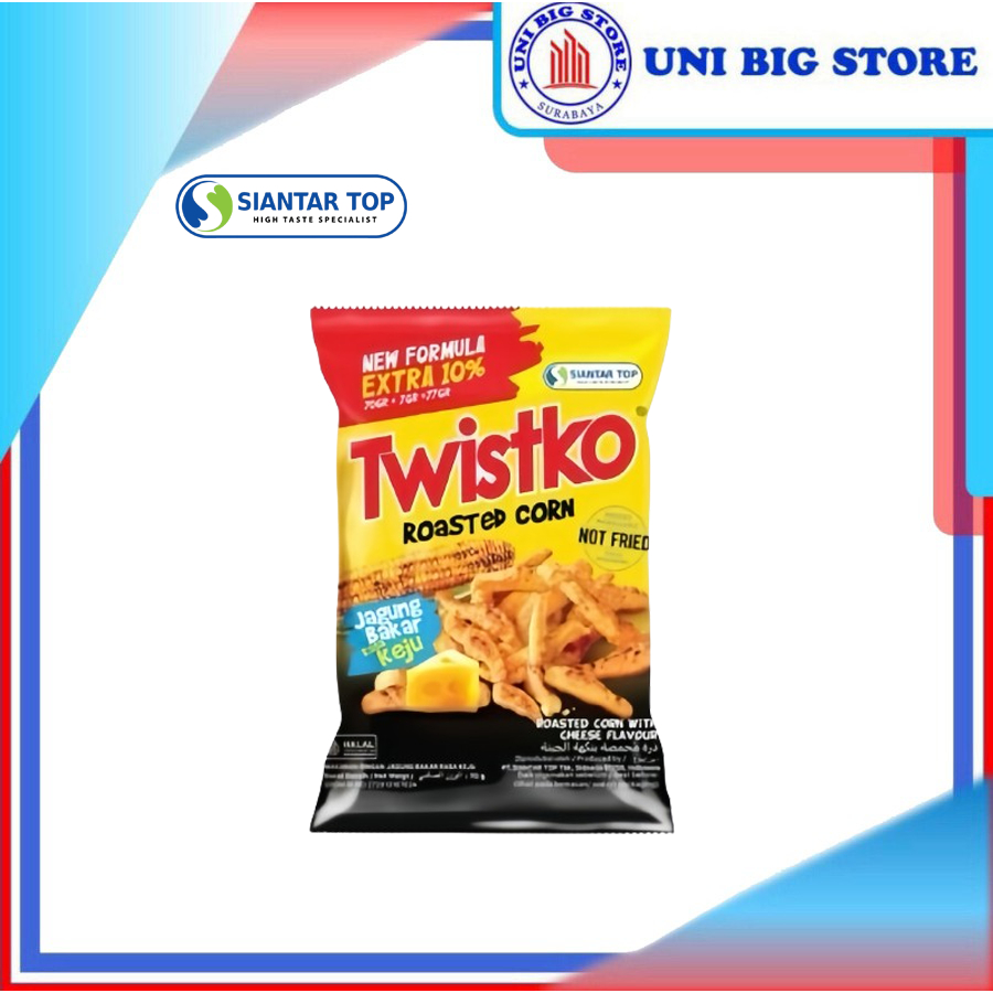 Jual Twistko Roasted Corn with Cheese Flavour 70 gr Cemilan Jagung ...