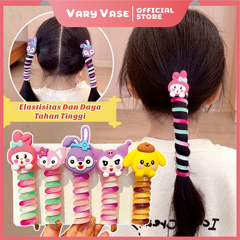 Jual Vary Vase Ikat Rambut Kepala Karet Anak-anak Bergulir Saluran ...