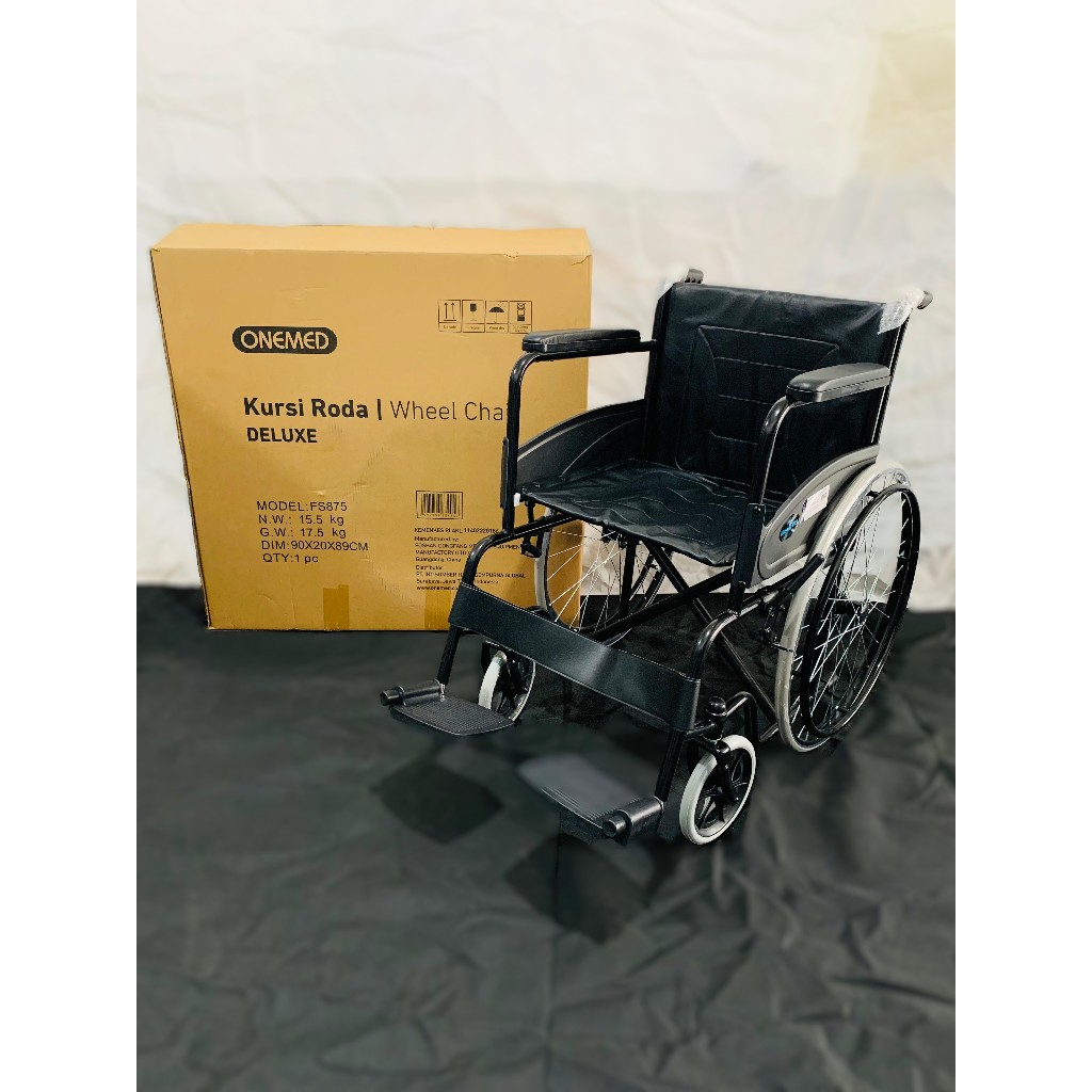 Jual Kursi Roda Husada 875 Ban Mati OneMed | Shopee Indonesia