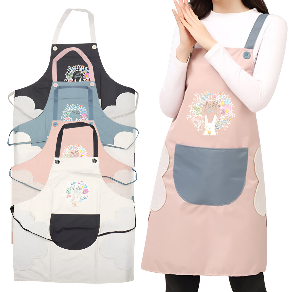 Jual Uzeware Celemek Masak Apron Dapur Anti Air Anti Minyak bisa Lap ...