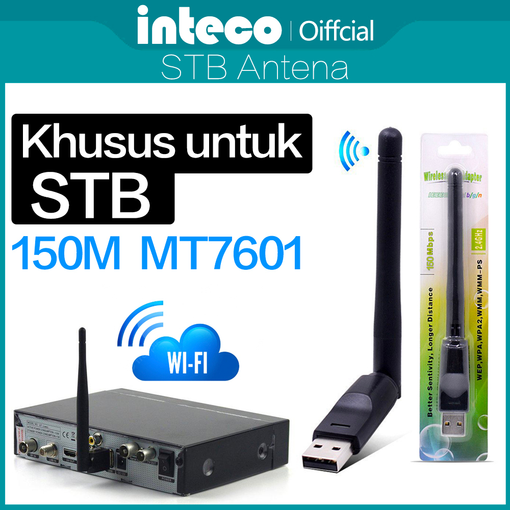 Jual USB Wifi Dongle MT7601 Wireless Adapter Receiver Antena Wifi PC Laptop Set Top Box 150M ...