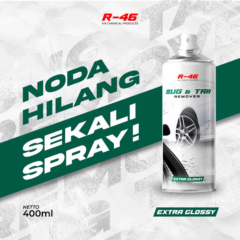 Jual R46 Tar Remover Pembersih Noda Aspal Pembersih Lem Stiker Getah Pohon Serangga Pada Body ...