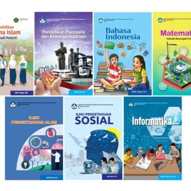 Jual BUKU PAKET PELAJARAN UNTUK SMP KELAS 2/8 KUMER/KURIKULUM MERDEKA/DIKNAS/KEMENDIKBUD (BARU ...