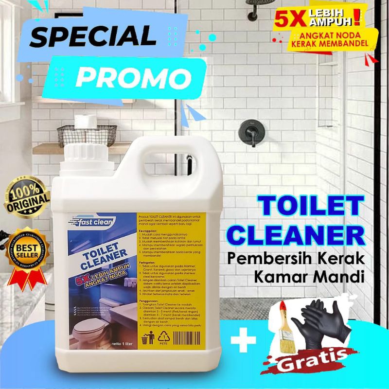 Jual fastclean toilet cleaner pembersih kerak kamar mandi-pembersih ...