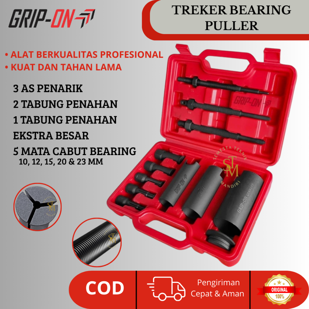 Jual Treker Bearing Puller Disassembler Set 5Pcs - Grip On Limited ...