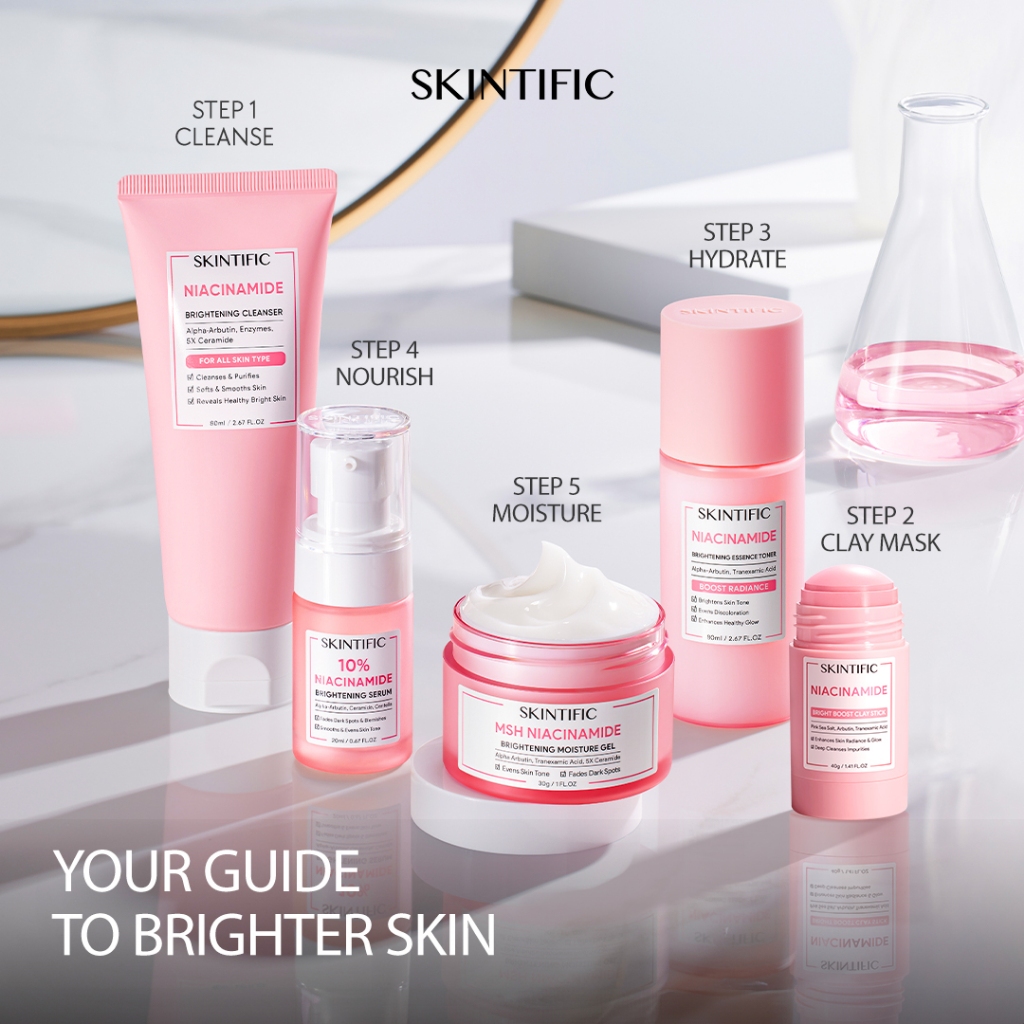 Jual [SKINTIFIC CERTIFIED] 5pcs SKINCARE SET Brightening Packet ...
