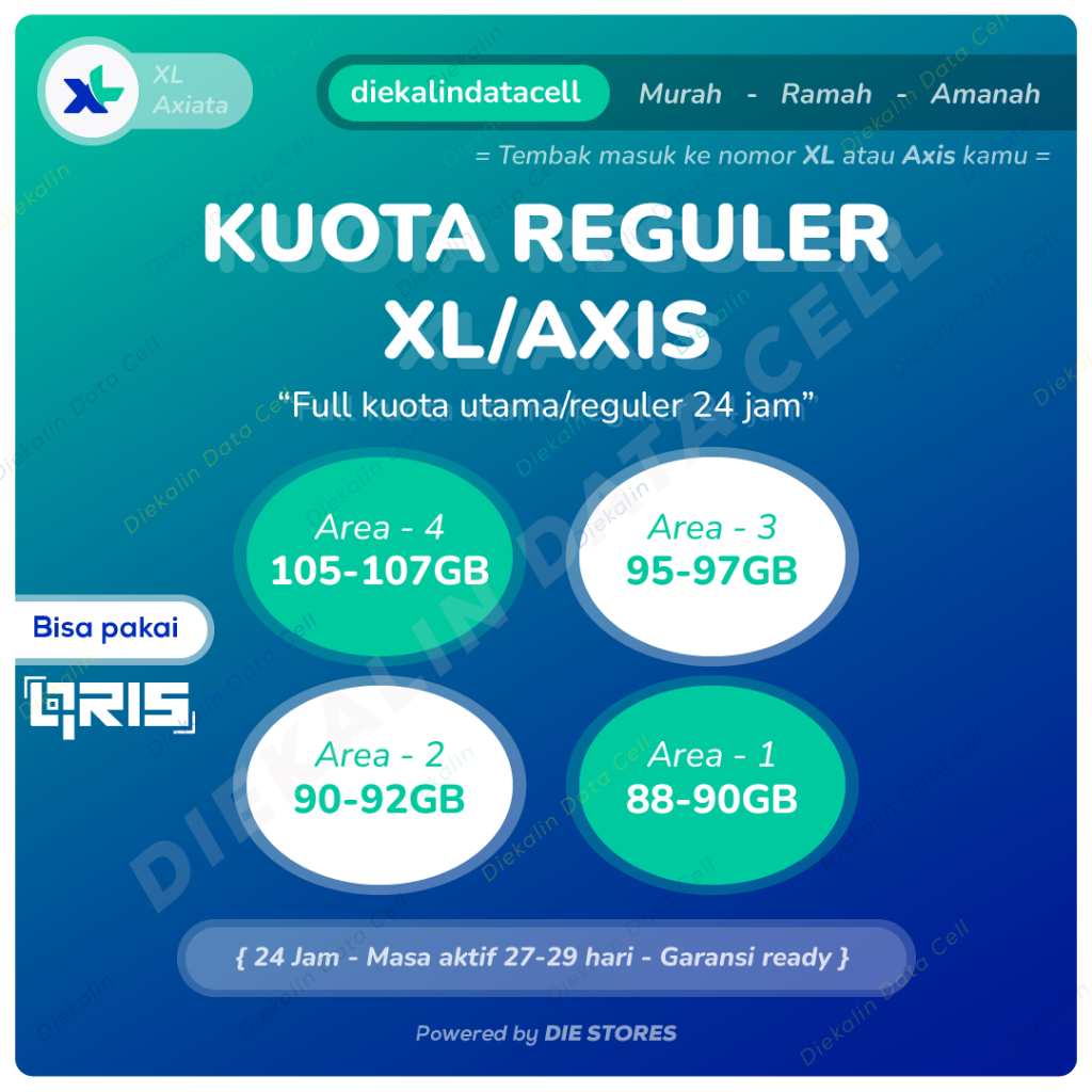 Jual Paket Kuota Data XL AKRAB MINI BIG JUMBO Besar 24 Jam Tembak/Inject XL Internet - Murah ...