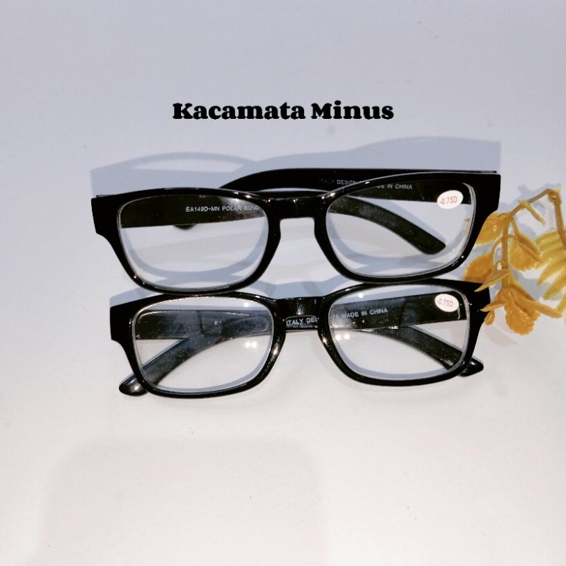 Jual Kacamata Minus Frame Kotak - Kacamata Rabun Jauh EA149D-MN ...