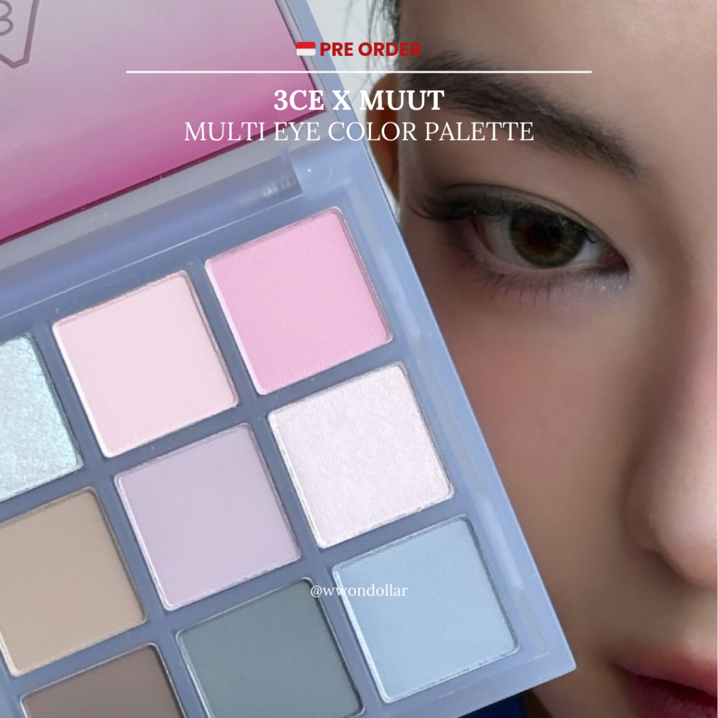 Jual NEW - 3CE X MUUT SUMMER LIMITED EDITION | Eyeshadow Multi eye ...