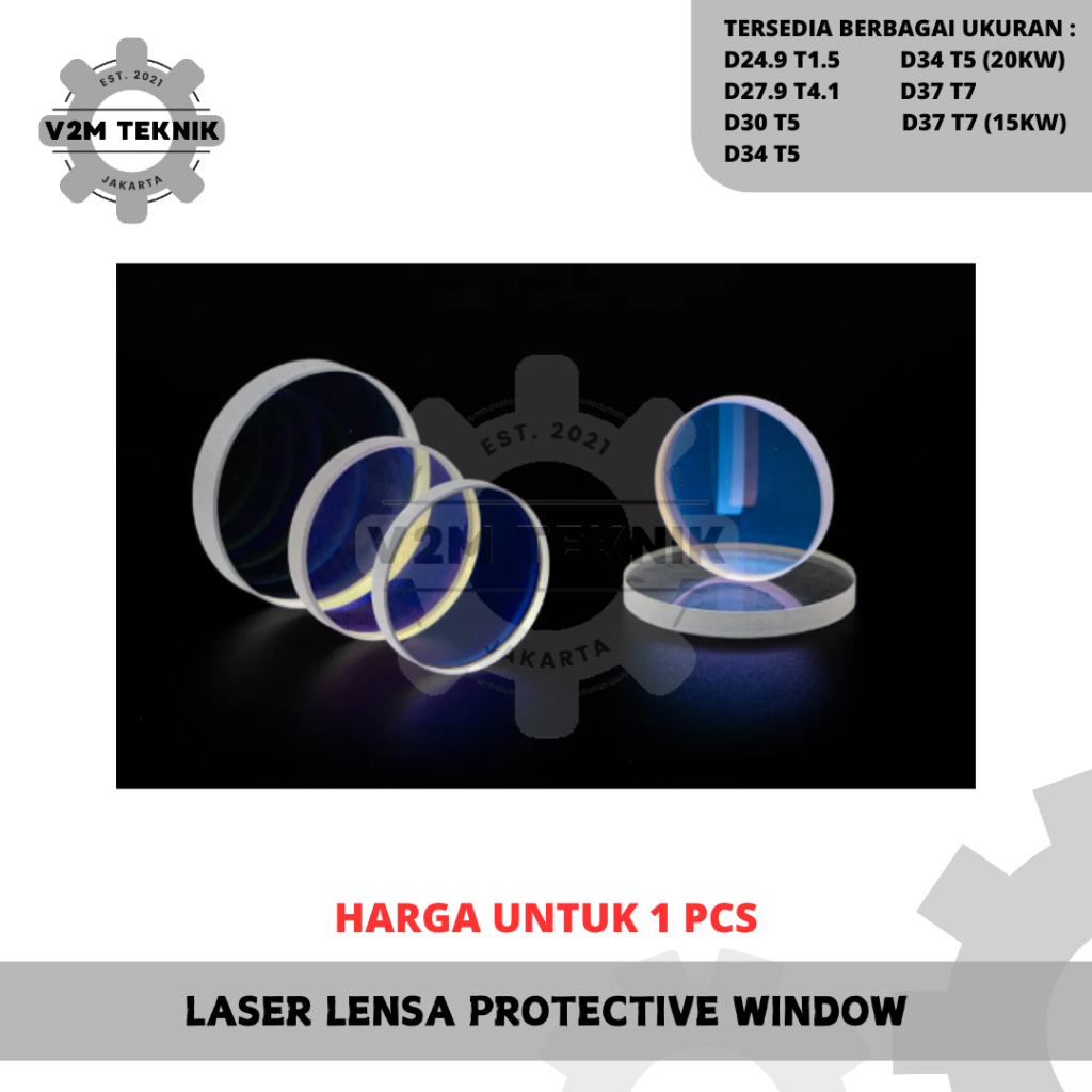 Jual Lensa Pelindung Mesin Laser / Protective Laser Lens Cutting CO2 ...