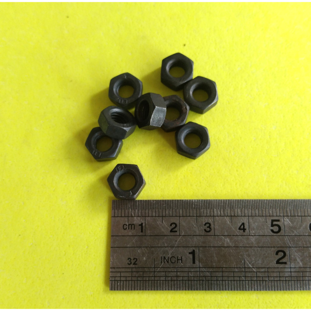 Jual MUR M5 BAJA / MUR BAUT KUNCI 8 / MUR BAJA M5 HITAM / MUR BAJA HTB GRADE 8.8 M5 / NUT M5 ...