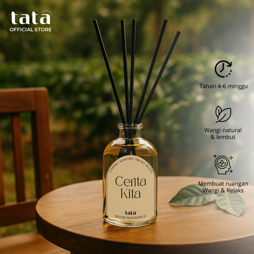 Jual Reed Diffuser Cerita Kita Aroma Kopi premium dan cozy - Tata Room ...