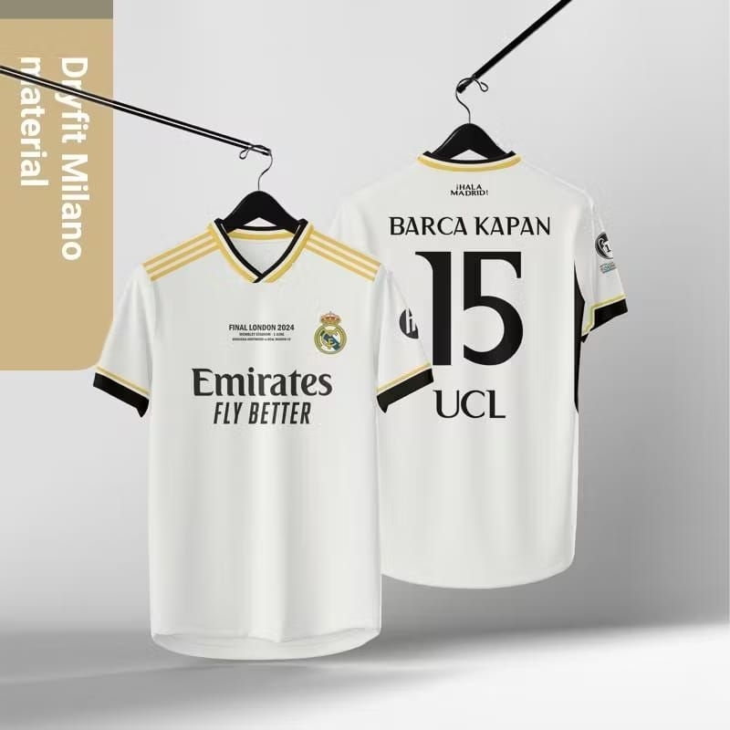 Jual JERSEY REAL MADRID FINAL LONDON BARCAKAPAN FULL PRINTING GRATIS NAMA DAN NOMOR PUNGGUNG ...