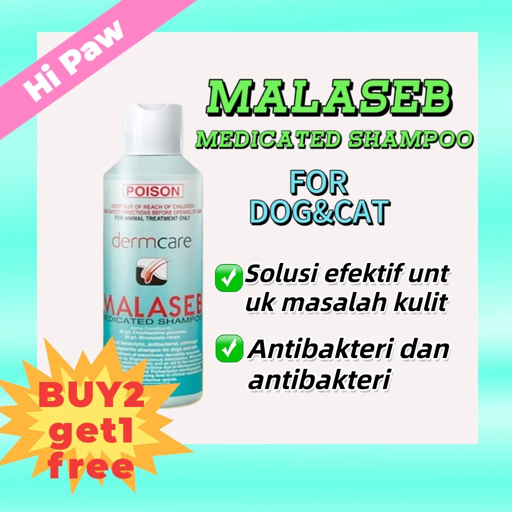 Jual Malaseb Shampoo ANTI FUNGAL & FLEAS untuk Jamur, Kutu, Scabies ...